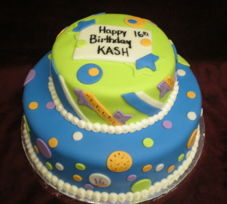 Neon Cake - CakeCentral.com