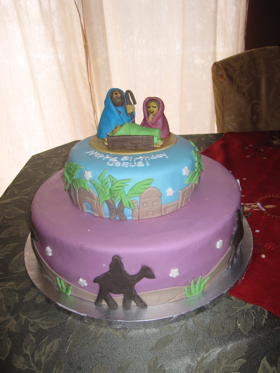 Nativity Cake - CakeCentral.com