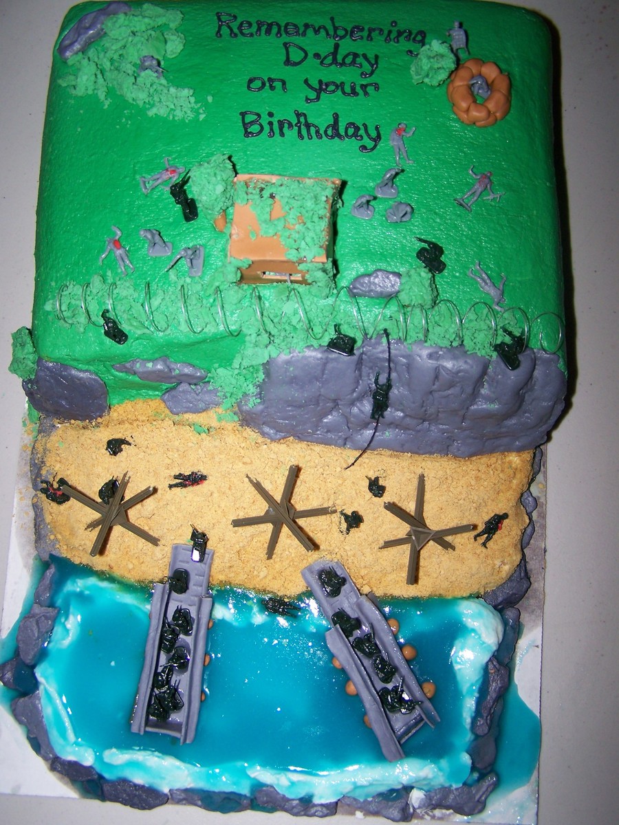 D Day Birthday Cake - CakeCentral.com