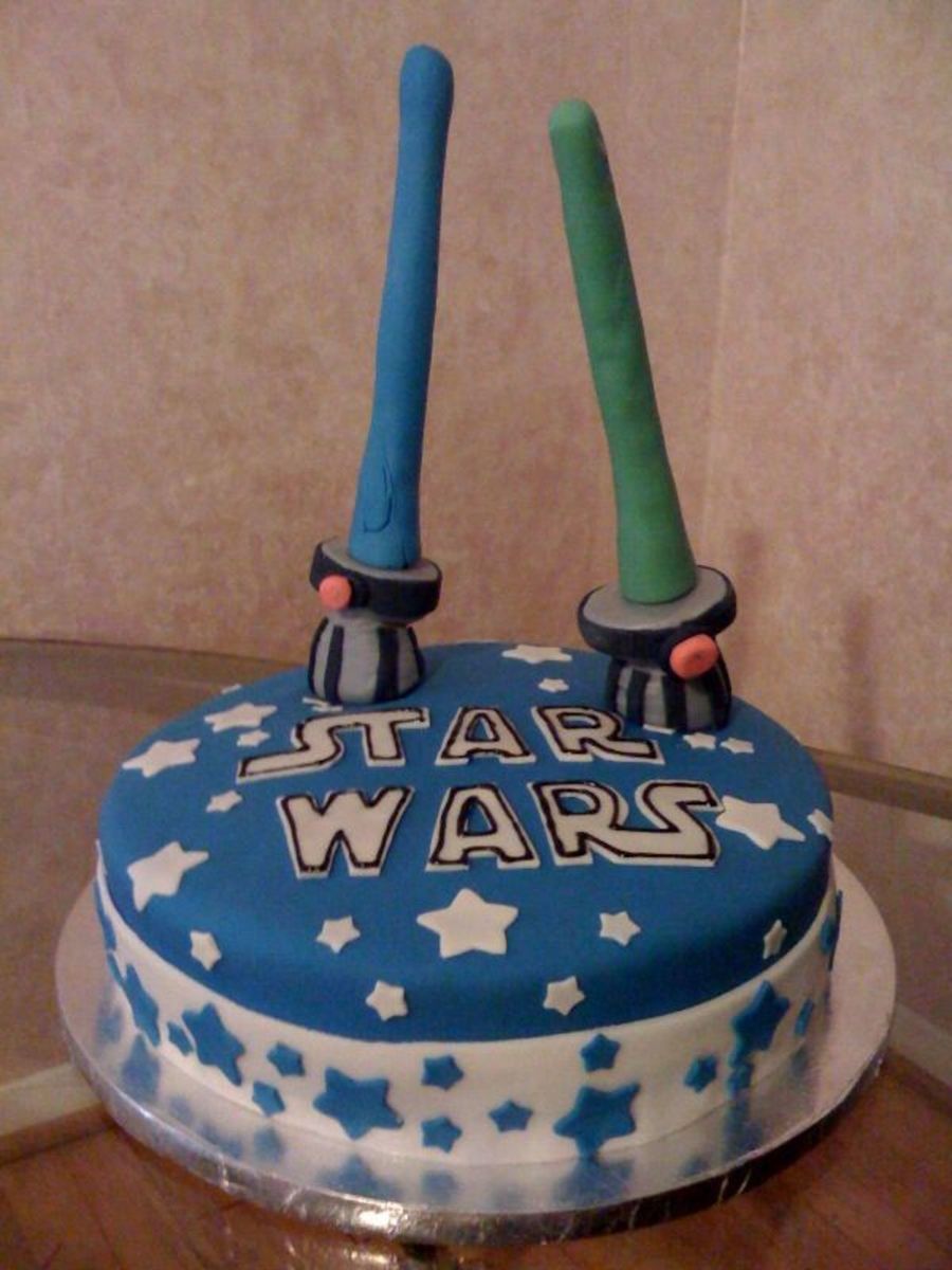 Star Wars Lightsaber Cake - CakeCentral.com