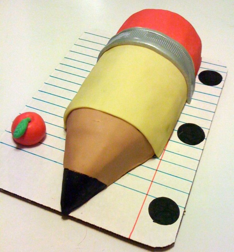 Pencil Cake - CakeCentral.com