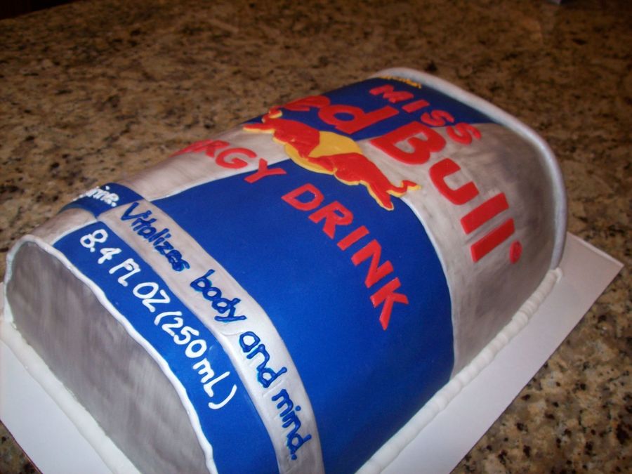 Redbull Cake! - CakeCentral.com