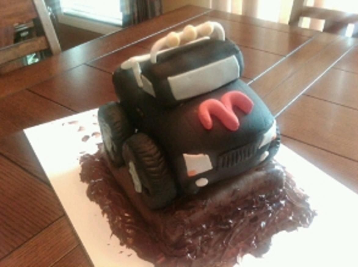 Dodge Ram Monster Truck - CakeCentral.com