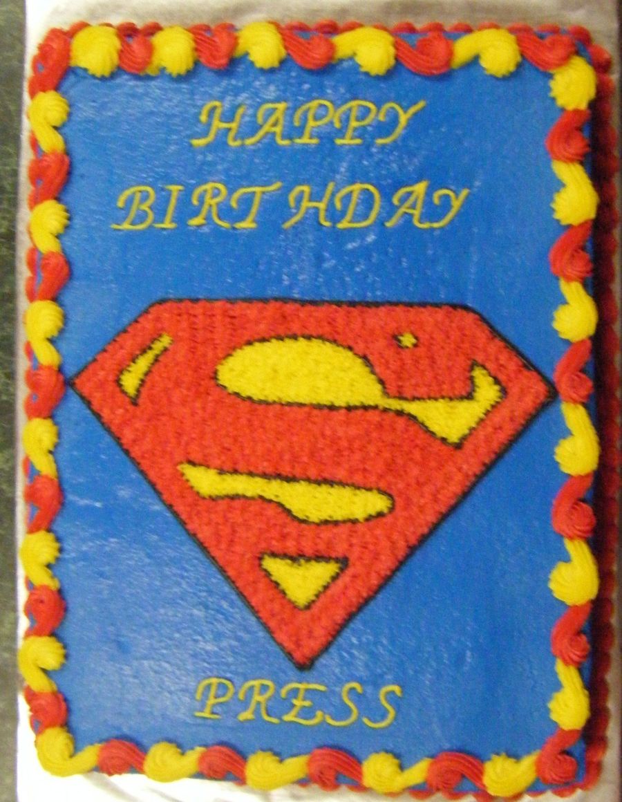 Superman's Crest - CakeCentral.com