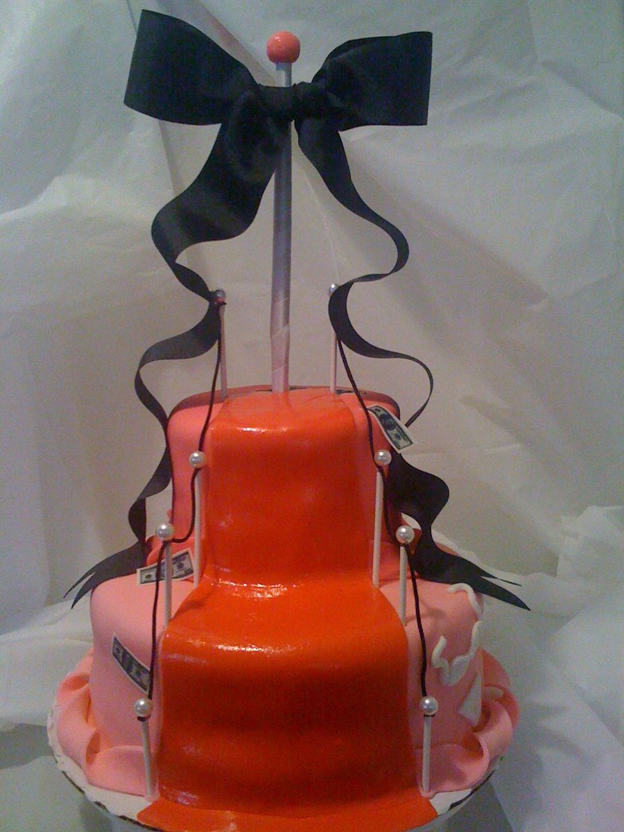 Stripper Pole "girls Night Out" - CakeCentral.com