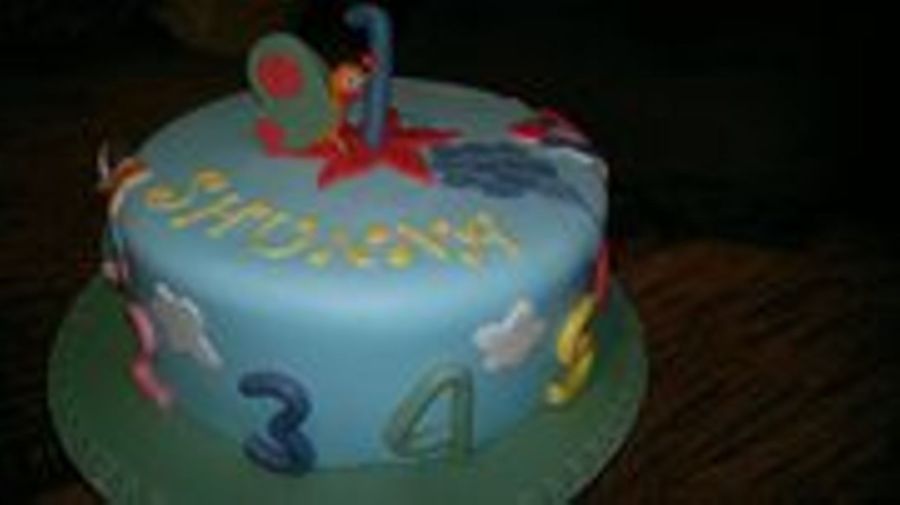 Baby Tv 1St Birthday Cake - CakeCentral.com