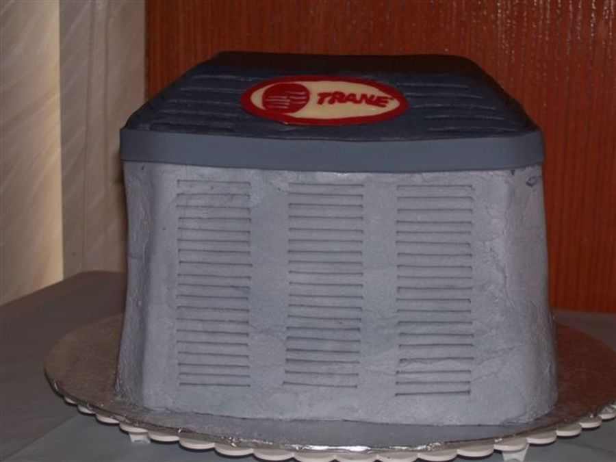 Trane Air Conditioner Cake - CakeCentral.com