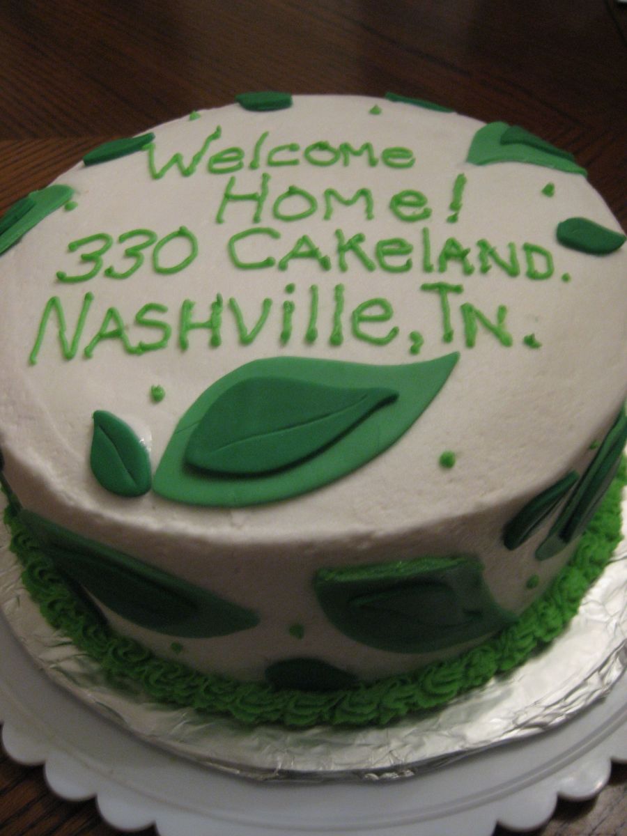 Welcome Home - CakeCentral.com