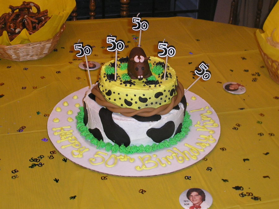 Mom's 50Th Bull Riding Cake - CakeCentral.com