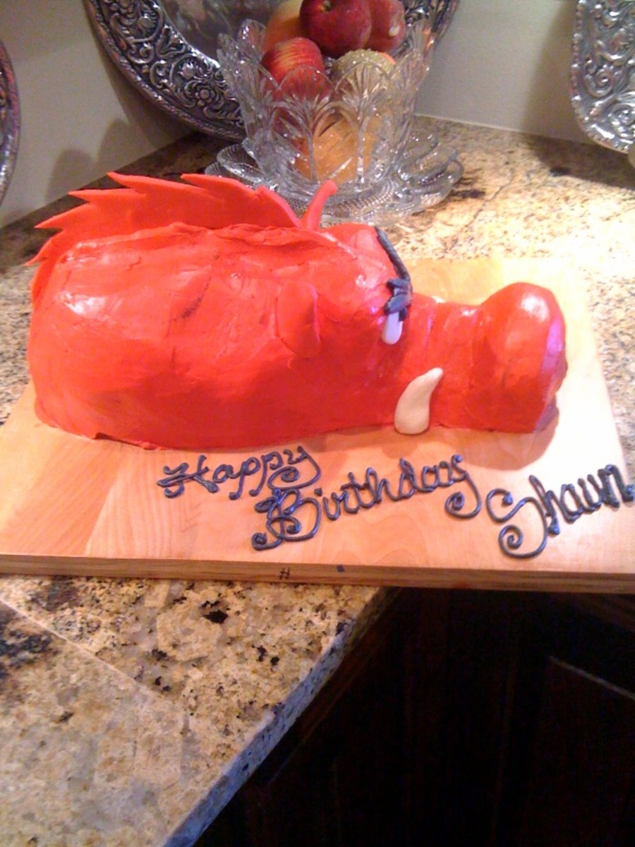 Razorback Cake - CakeCentral.com