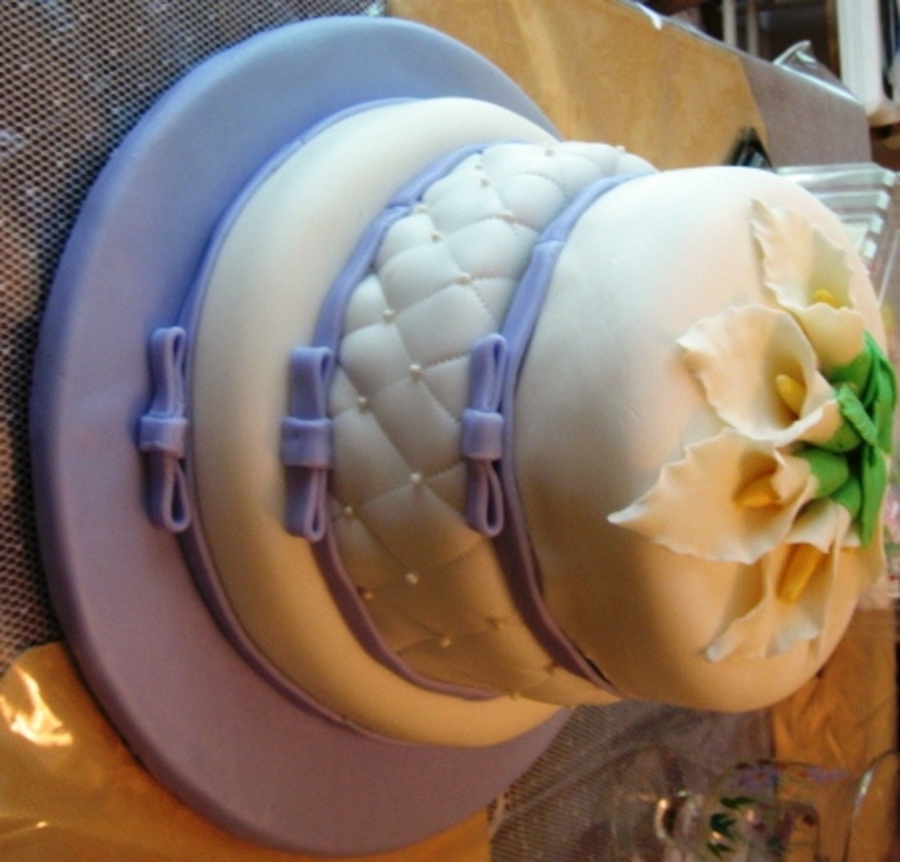 Common Calla Wedding Cake - CakeCentral.com