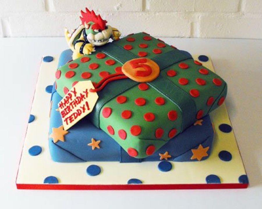 Bowser Birthday Cake - CakeCentral.com