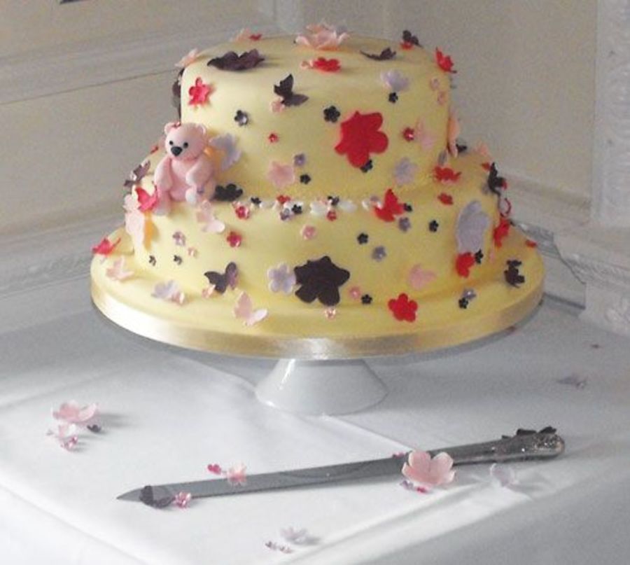 Naming Ceremony Cake - CakeCentral.com