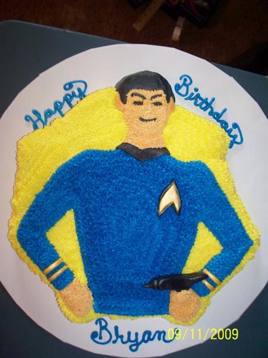Bryan's Mr. Spock Cake - CakeCentral.com