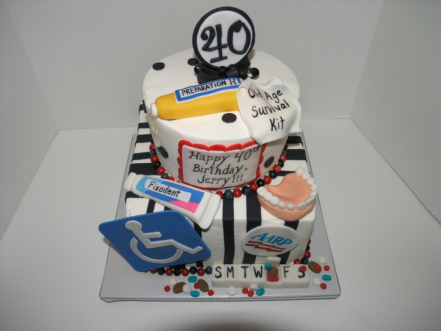 Old Age Survival Kit - CakeCentral.com