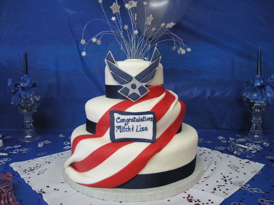 Air Force Wedding - CakeCentral.com