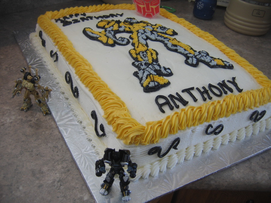 Bumble Bee Transformer - CakeCentral.com