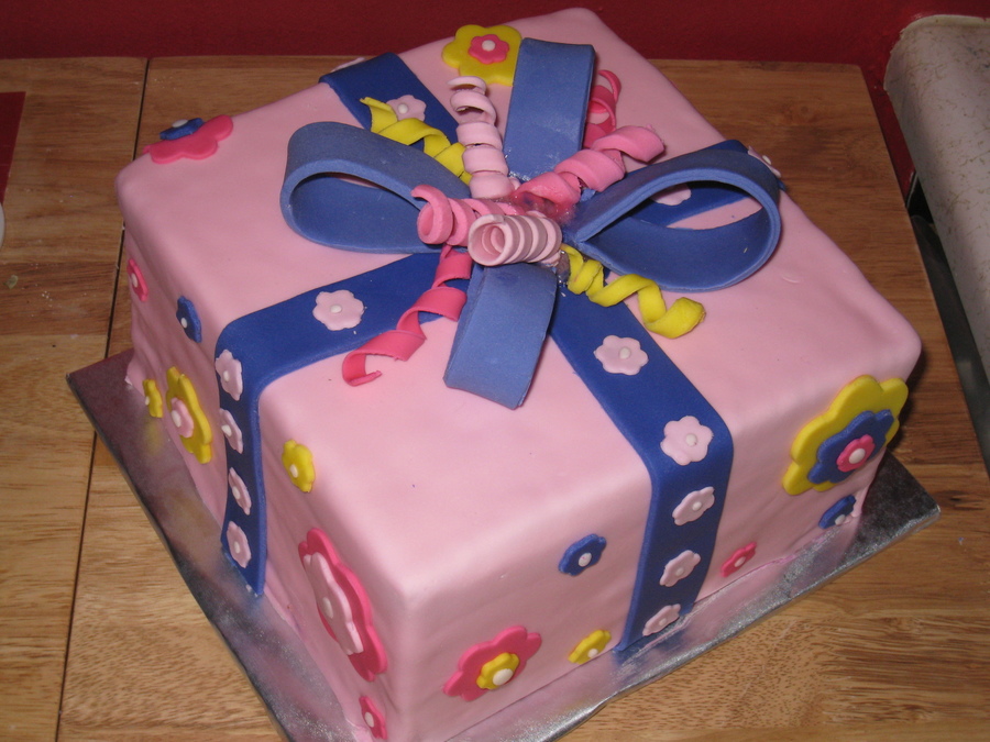Pink And Purple Birthday Cake - CakeCentral.com