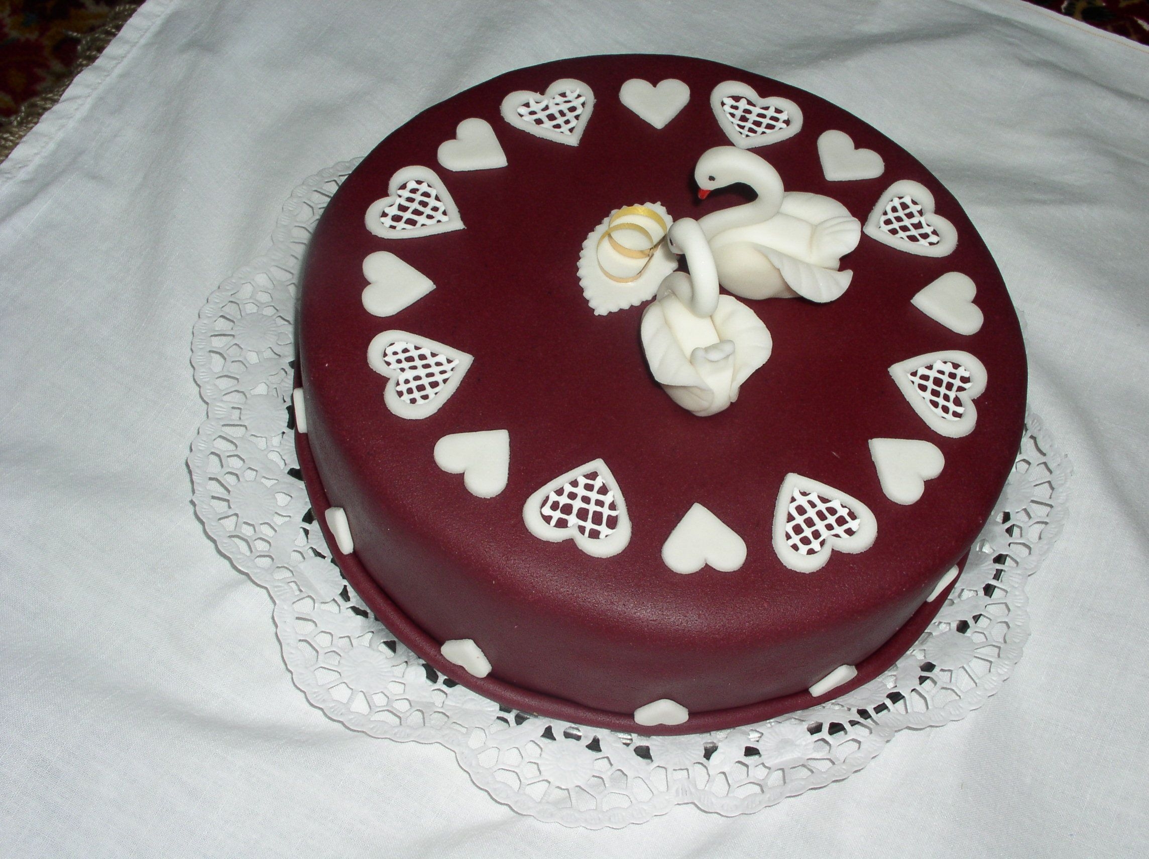 Ruby Wedding Anniversary - CakeCentral.com