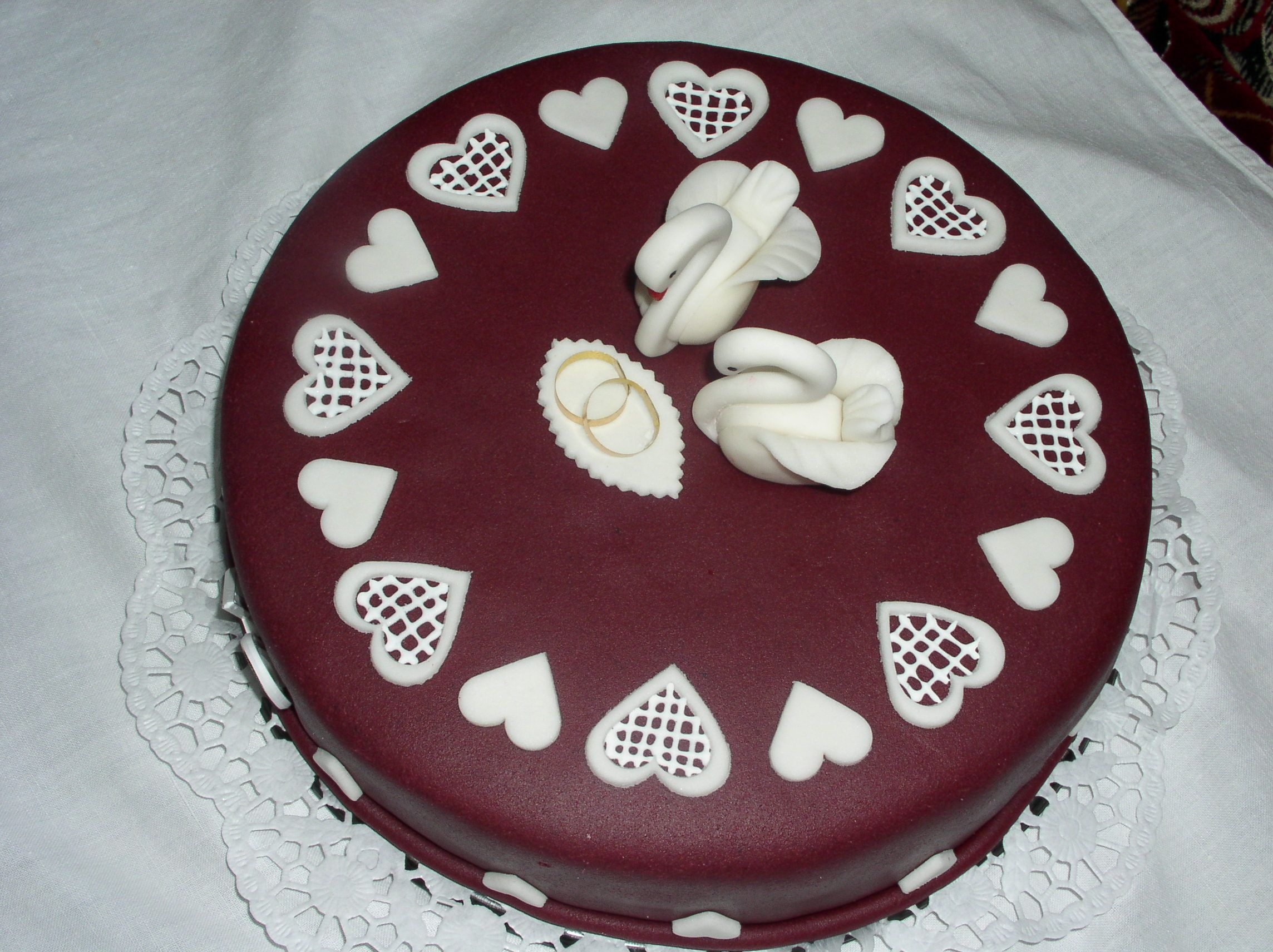 Ruby Wedding Anniversary - CakeCentral.com