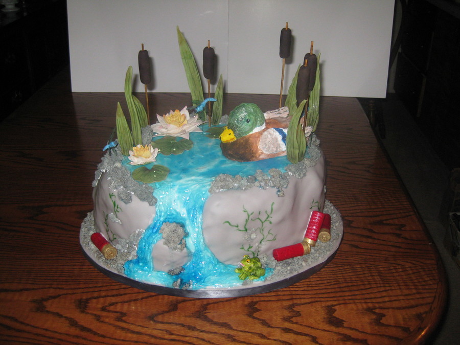 Groom's Cake For An Avid Duck Hunter - CakeCentral.com