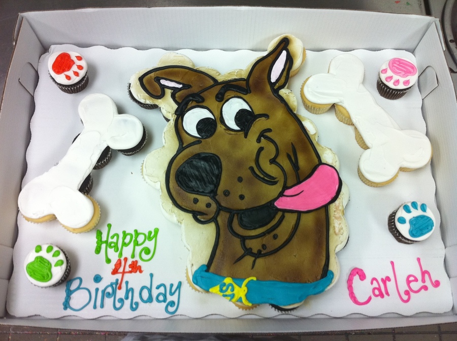 Scooby Doo Cupcake Cake - CakeCentral.com