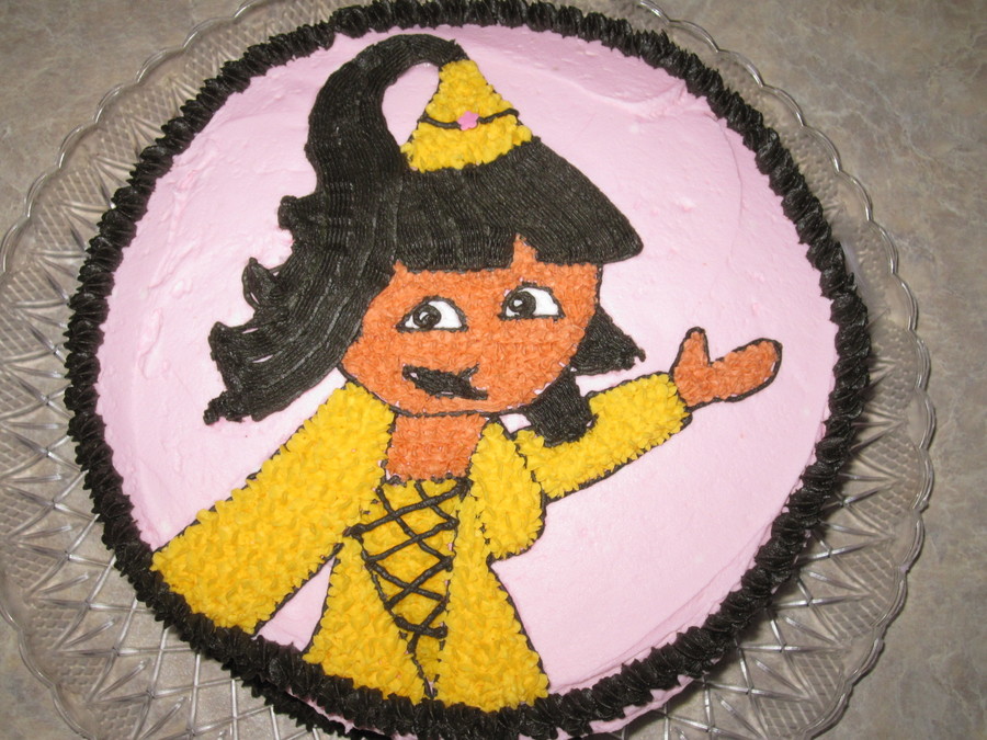 Dora Princess Cake - CakeCentral.com
