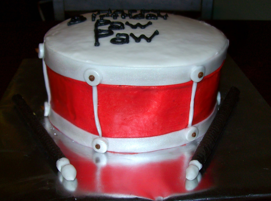 Drum Cake - CakeCentral.com