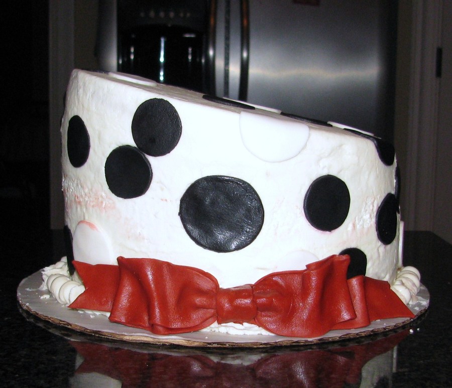 One Tier Topsy Turvy! - CakeCentral.com