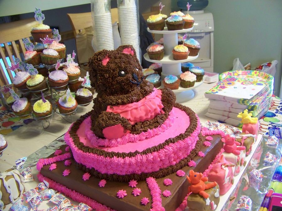 Bear Birthday Cake - CakeCentral.com