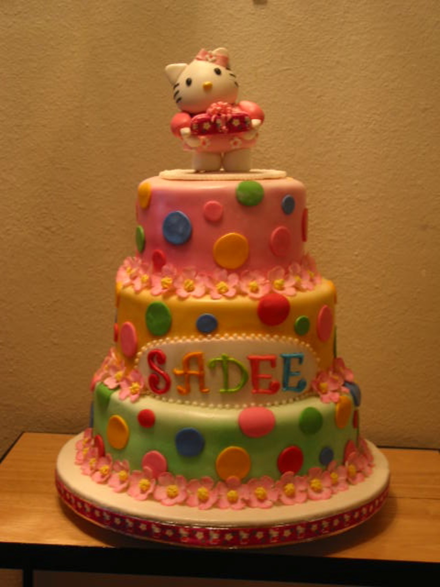 Hello Kitty 1St Birthday - CakeCentral.com