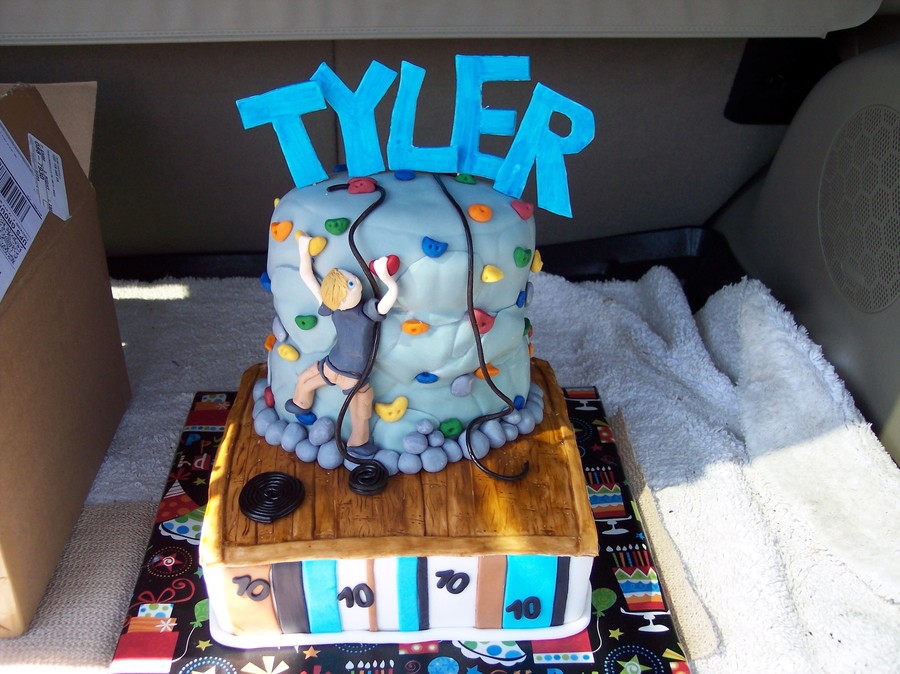 Rock Climbing Birthday Cake - CakeCentral.com
