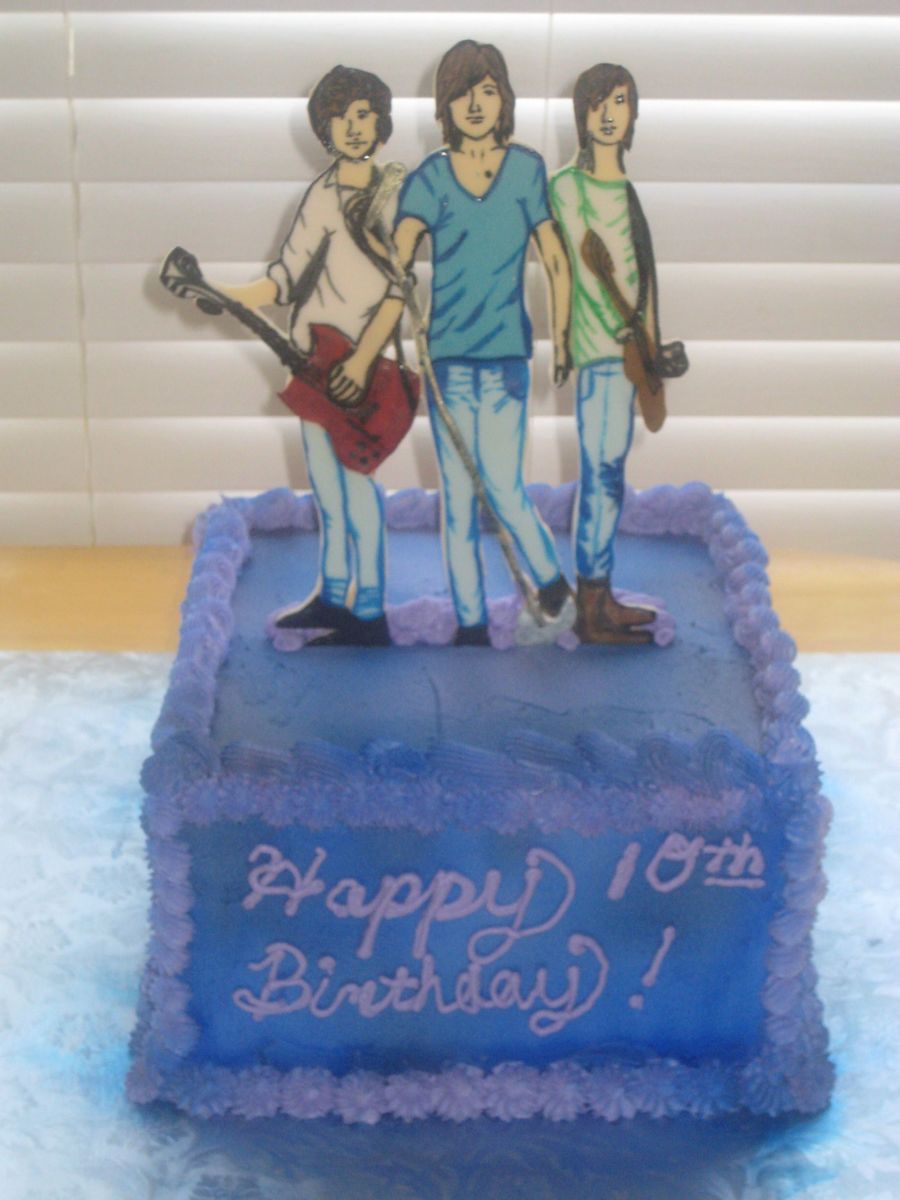 Jonas Brothers Cake - CakeCentral.com