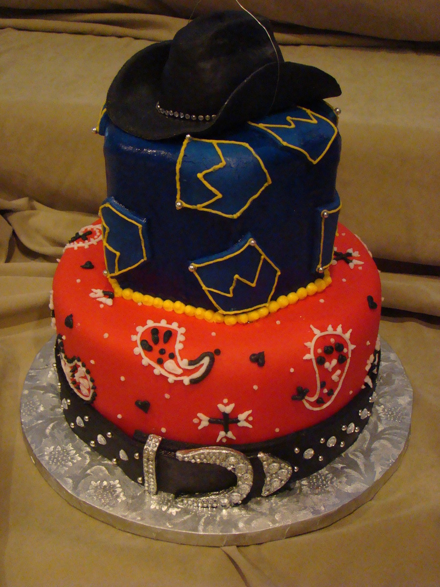 Country Birthday Cake - CakeCentral.com