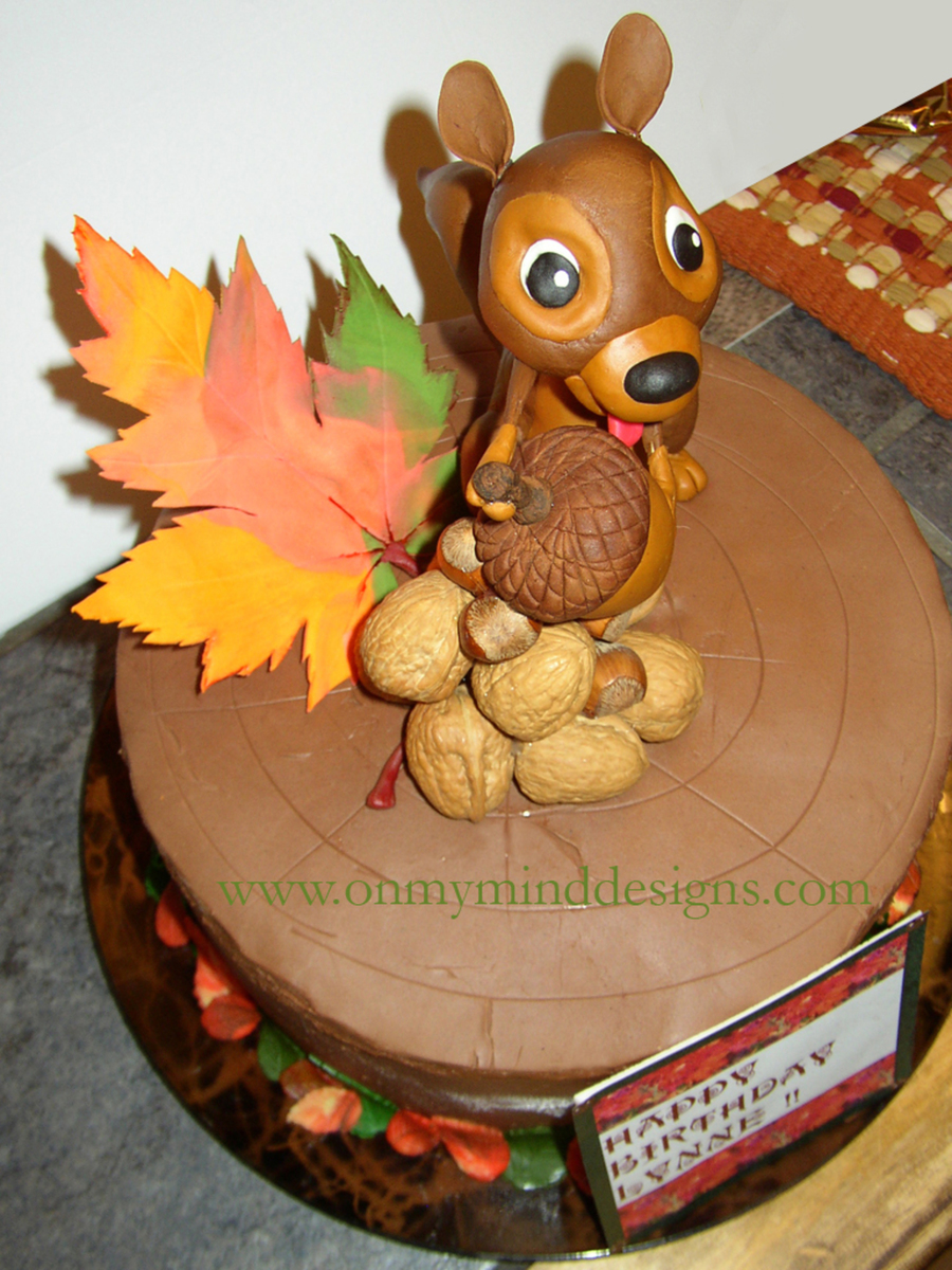 Autumn Birthday Cake - CakeCentral.com