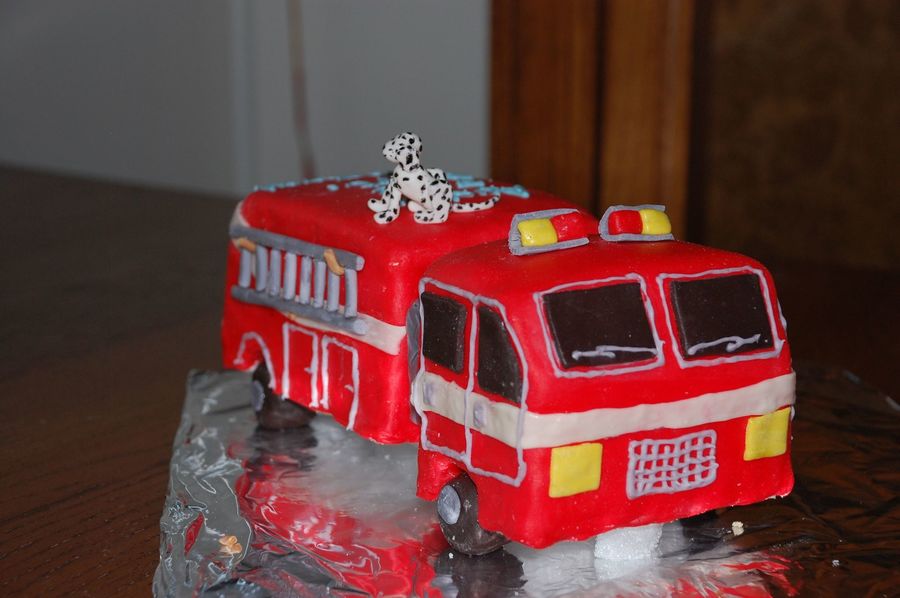 Fire Truck Cake - CakeCentral.com