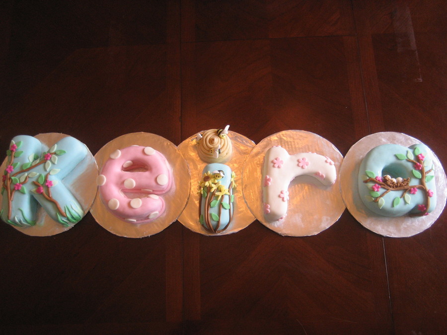 Name/letter Cake - CakeCentral.com