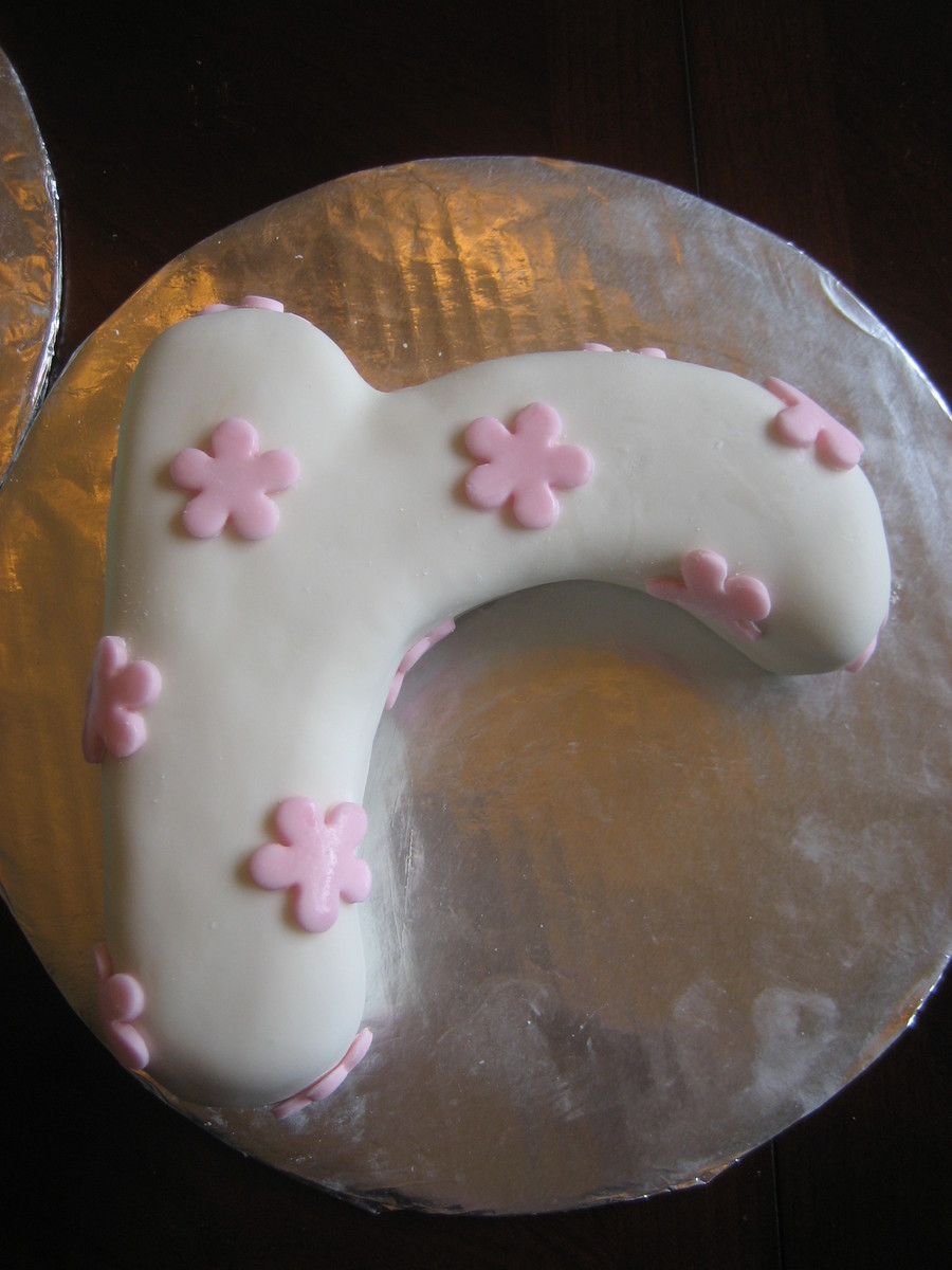 Name/letter Cake - CakeCentral.com