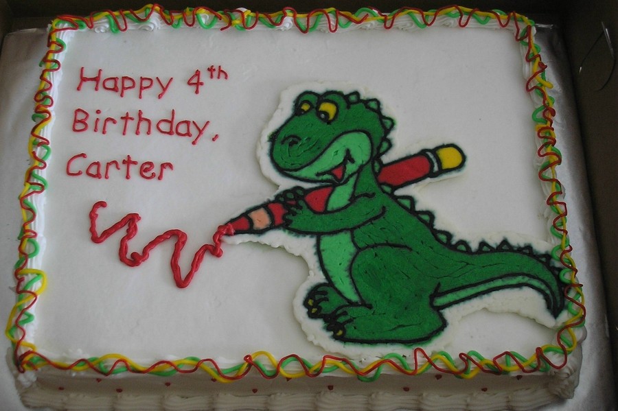 Dinosaur Drawing - CakeCentral.com