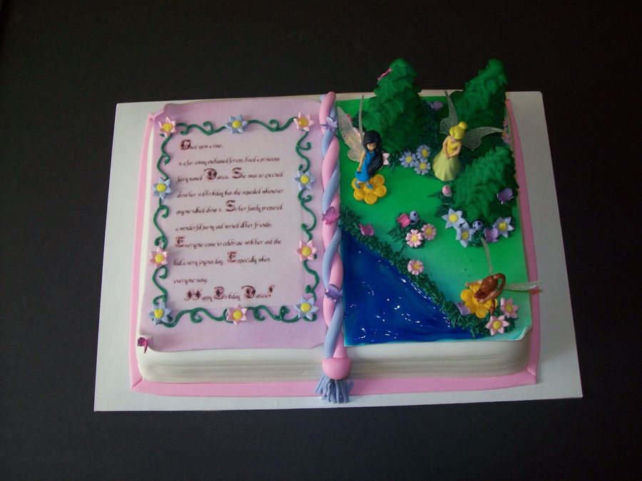 Fairy Storybook Cake - CakeCentral.com