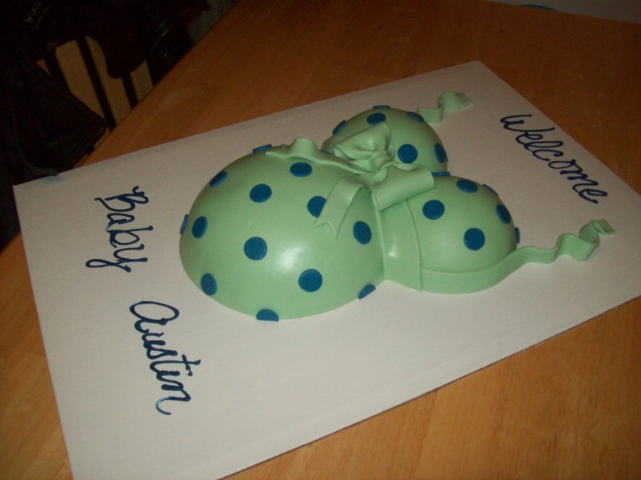 Pregnant Belly Cake - CakeCentral.com