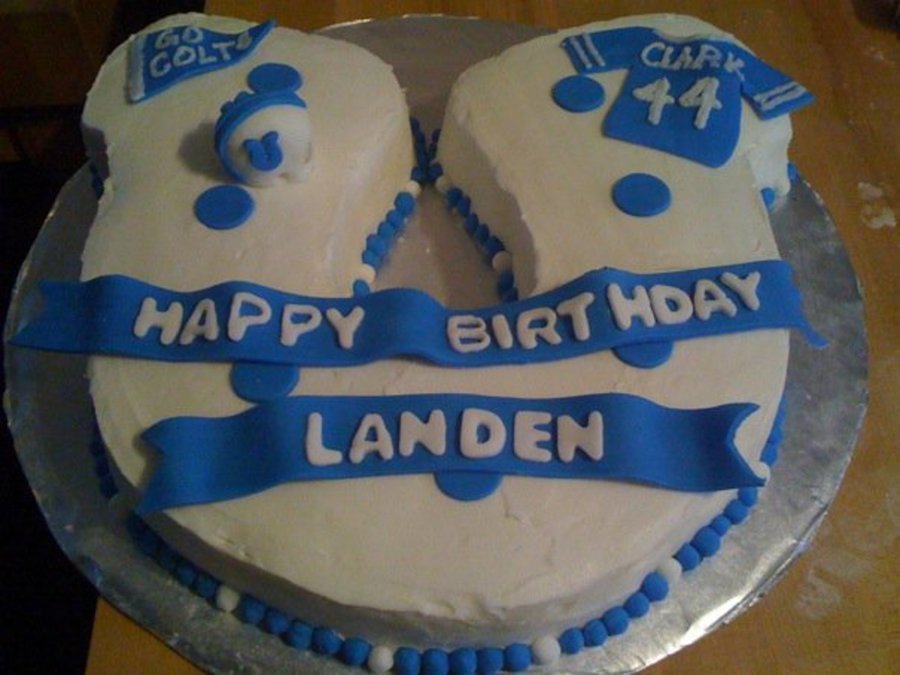 Colts' Birthday Cake - CakeCentral.com