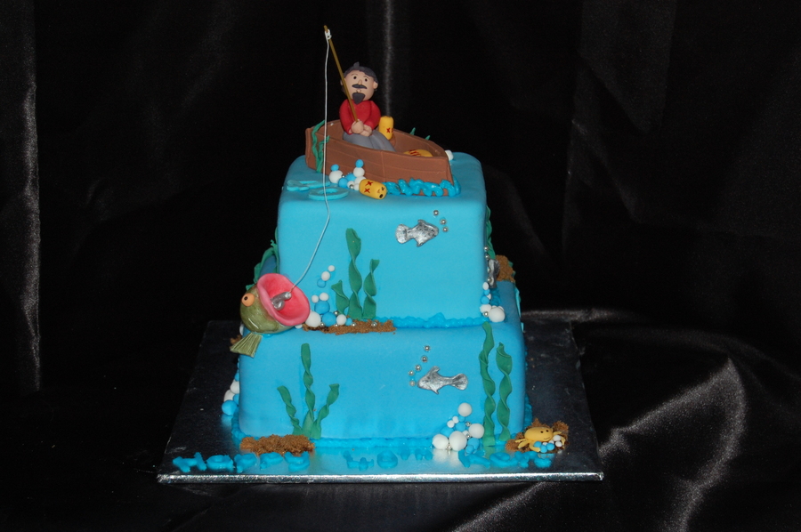 Fishing Cake - CakeCentral.com