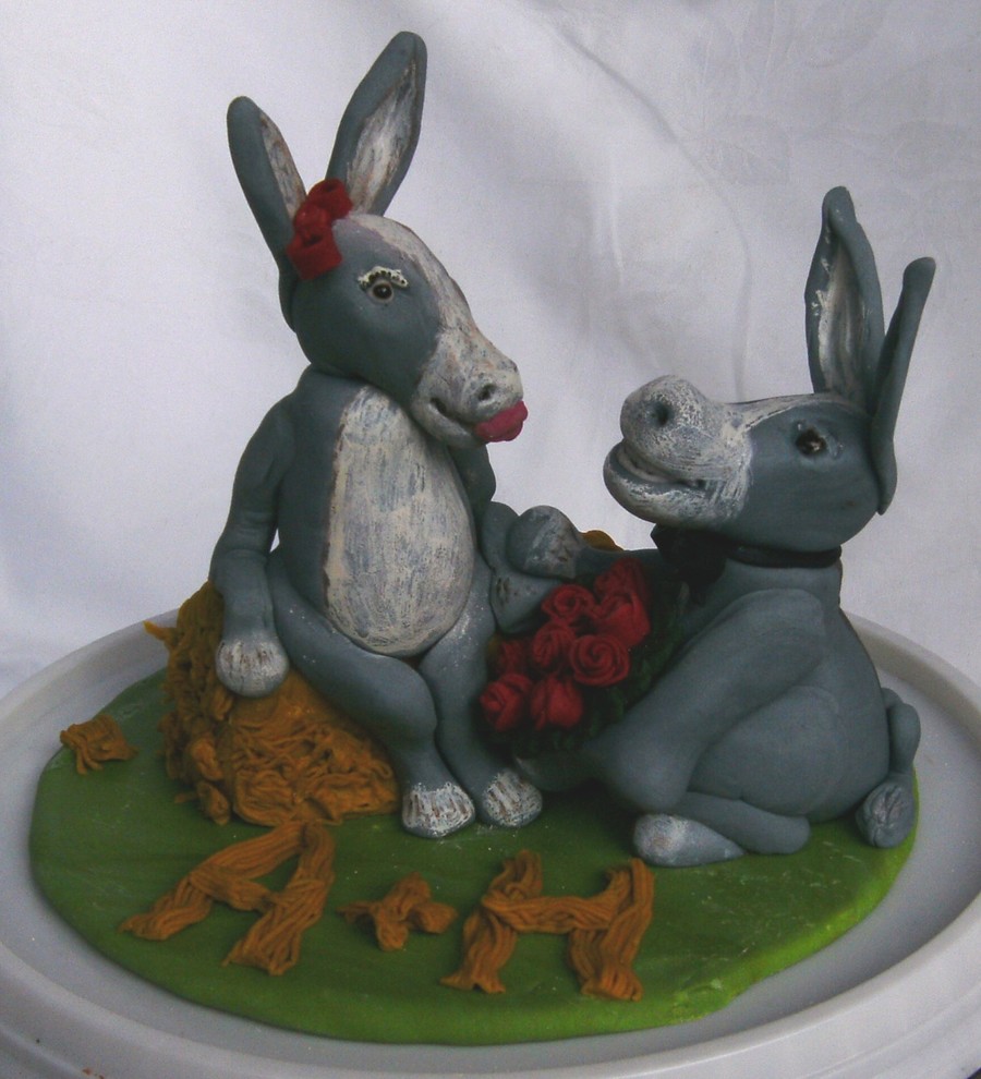 Donkey Wedding - CakeCentral.com