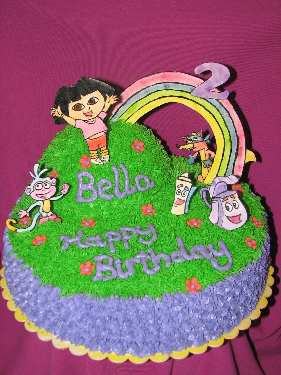 Dora The Explorer Cake - CakeCentral.com