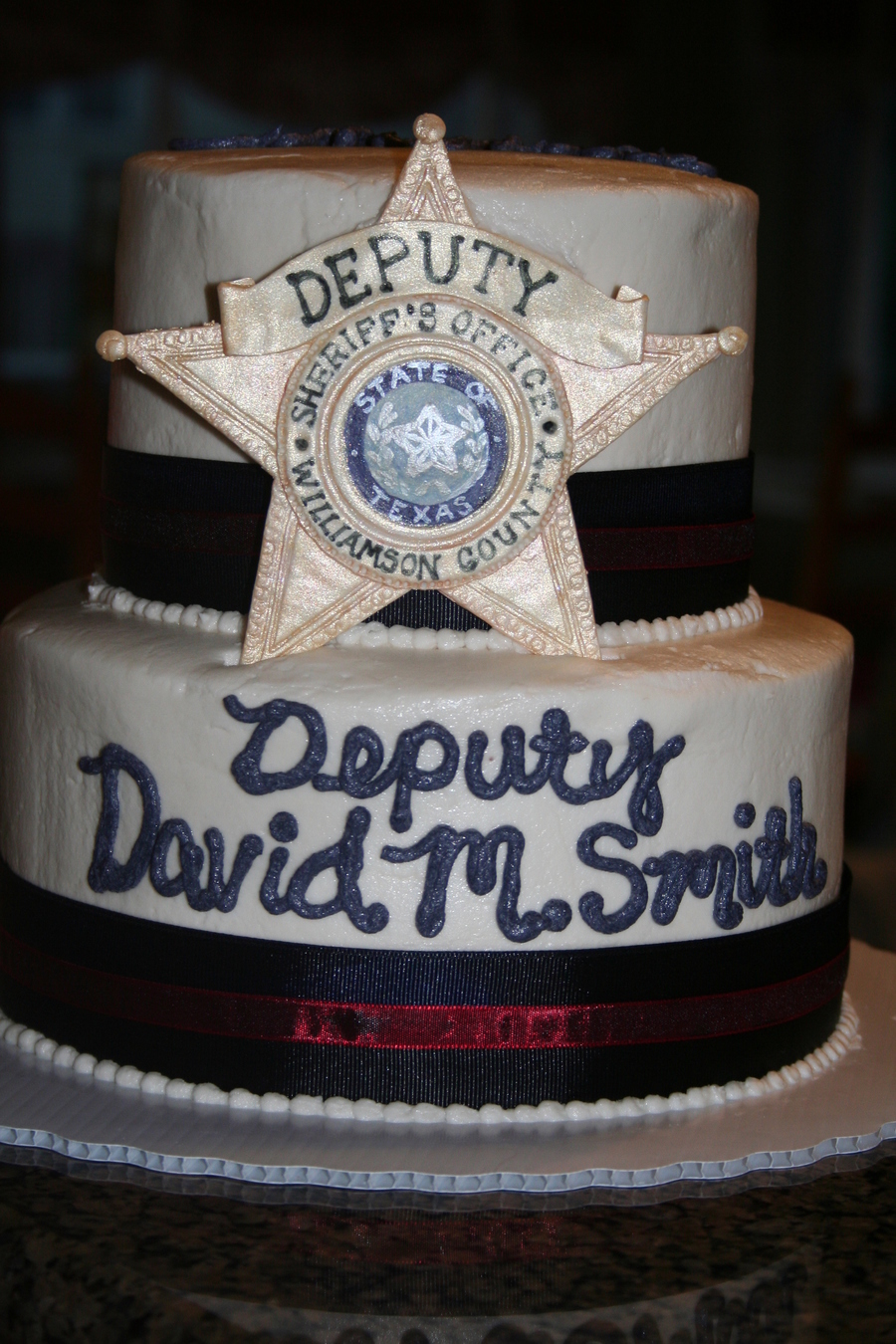 Police Graduation Cake - CakeCentral.com