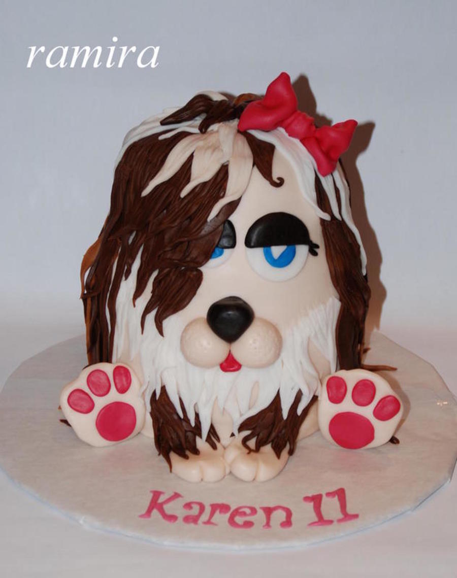 A Little Shaggy Dog - CakeCentral.com