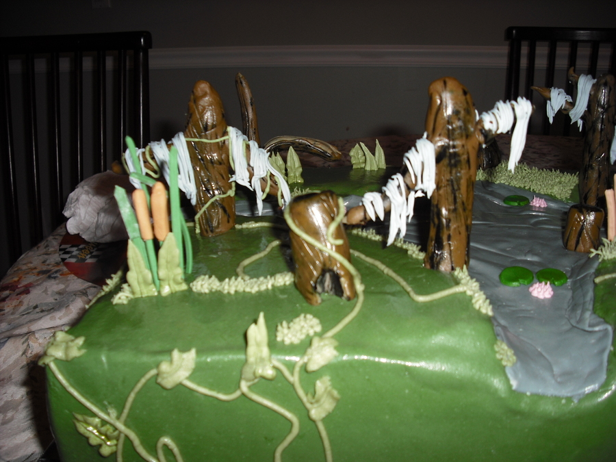 Princess And The Frog Swamp - CakeCentral.com