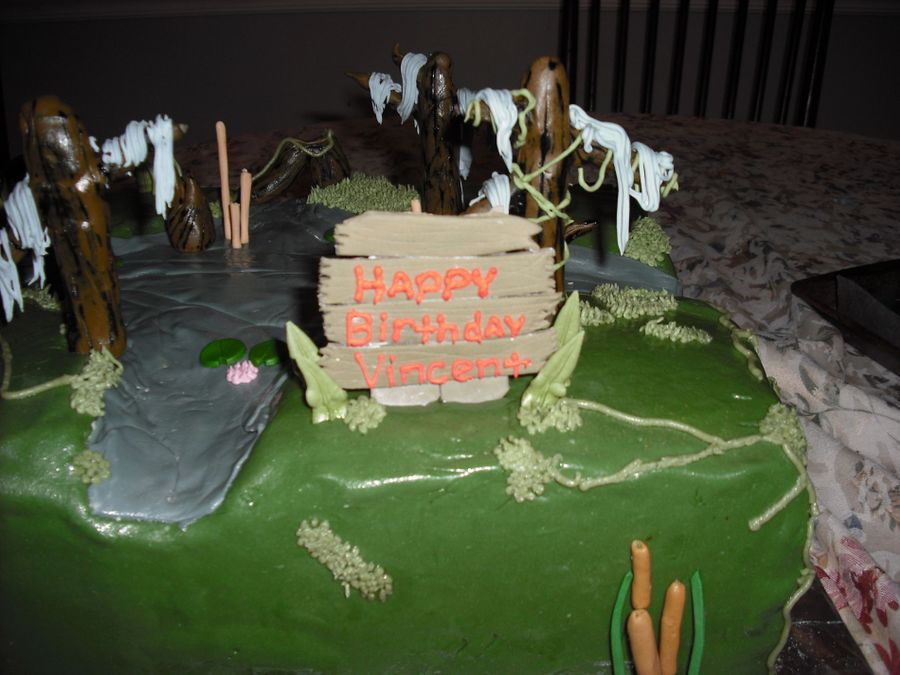 Princess And The Frog Swamp - CakeCentral.com