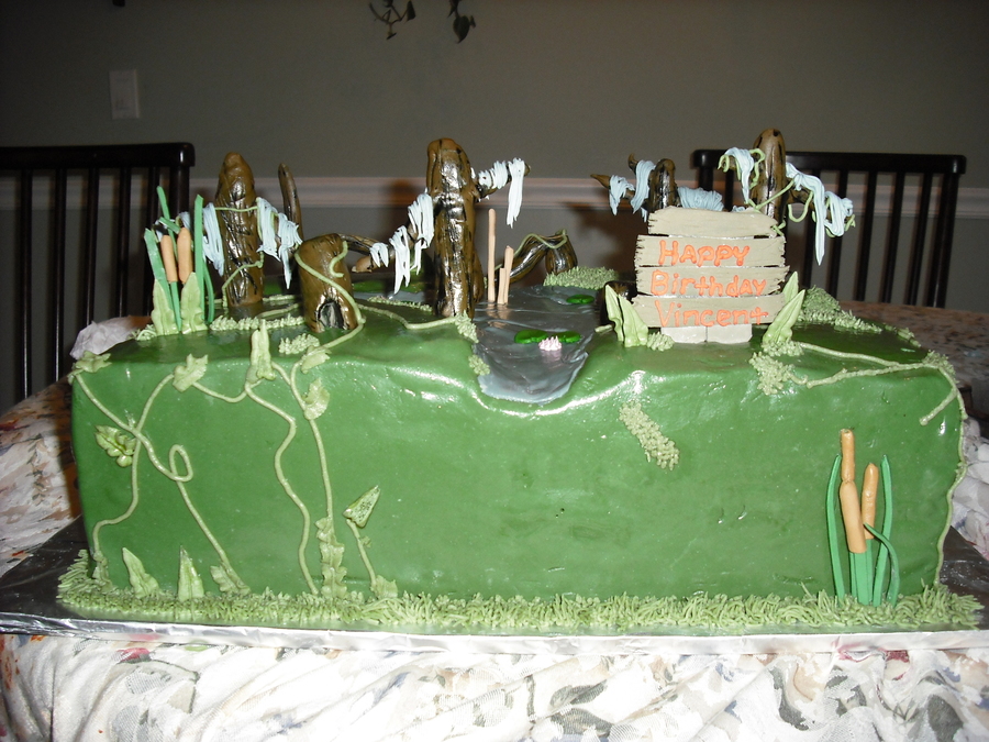 Princess And The Frog Swamp - CakeCentral.com
